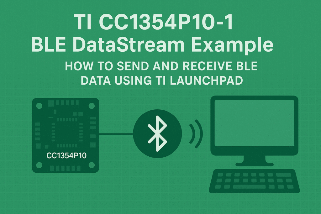 BLE DataStream Example: How to Send and Receive BLE Data Using TI ...